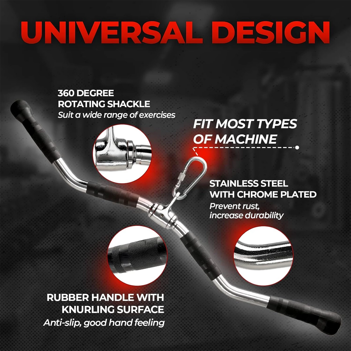 Stainless Steel Lat Bar | RitKeep – RitKeep (US)