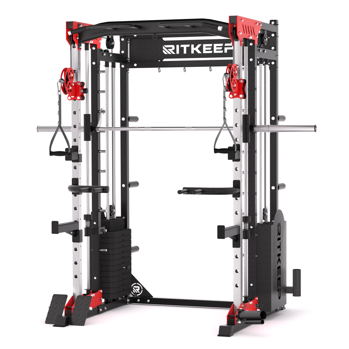 PMAX 5600 Home Gym Smith Machine | 320LB Weight Stack | RitKeep Fitness ...