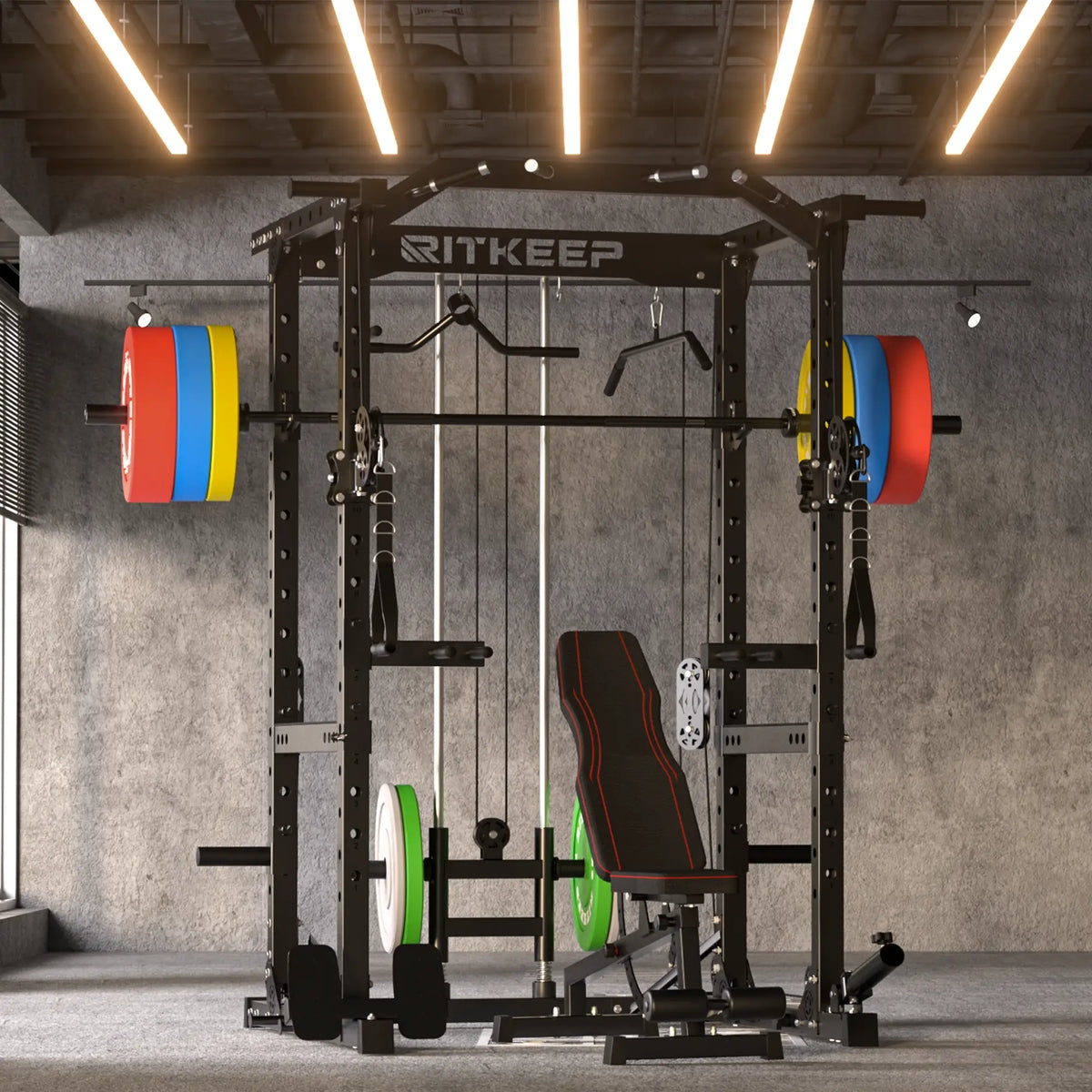 Destroyer M10 Power Rack ALL-IN-ONE Home Gym Cage | RitKeep