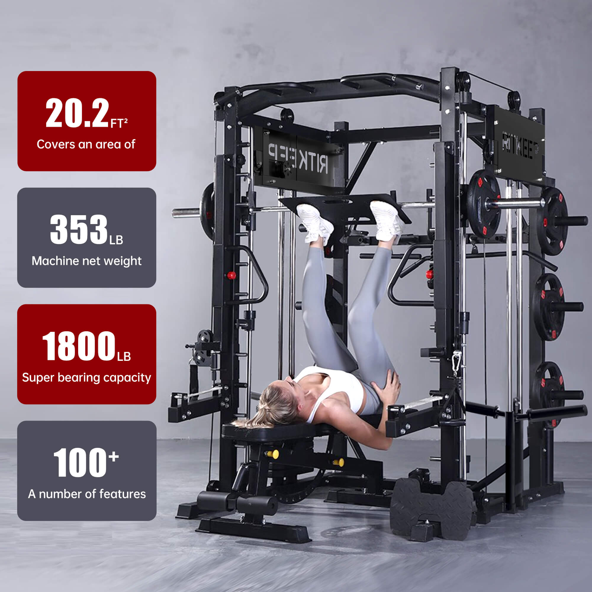 PMAX 4750 All-In-One Home Gym Smih Machine | Ritkeep – RitKeep