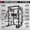 PMAX-4750 PLATE LOADED All-In-One Functional Smith Machine | RitKeep