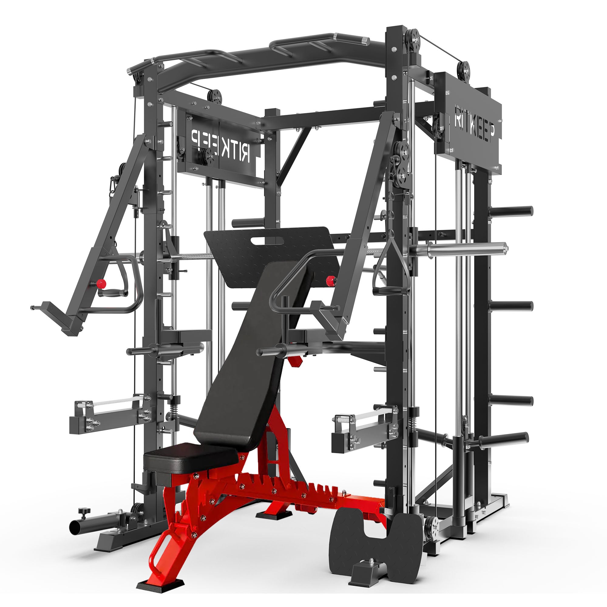 PMAX-4750 PLATE LOADED All-In-One Functional Smith Machine | RitKeep