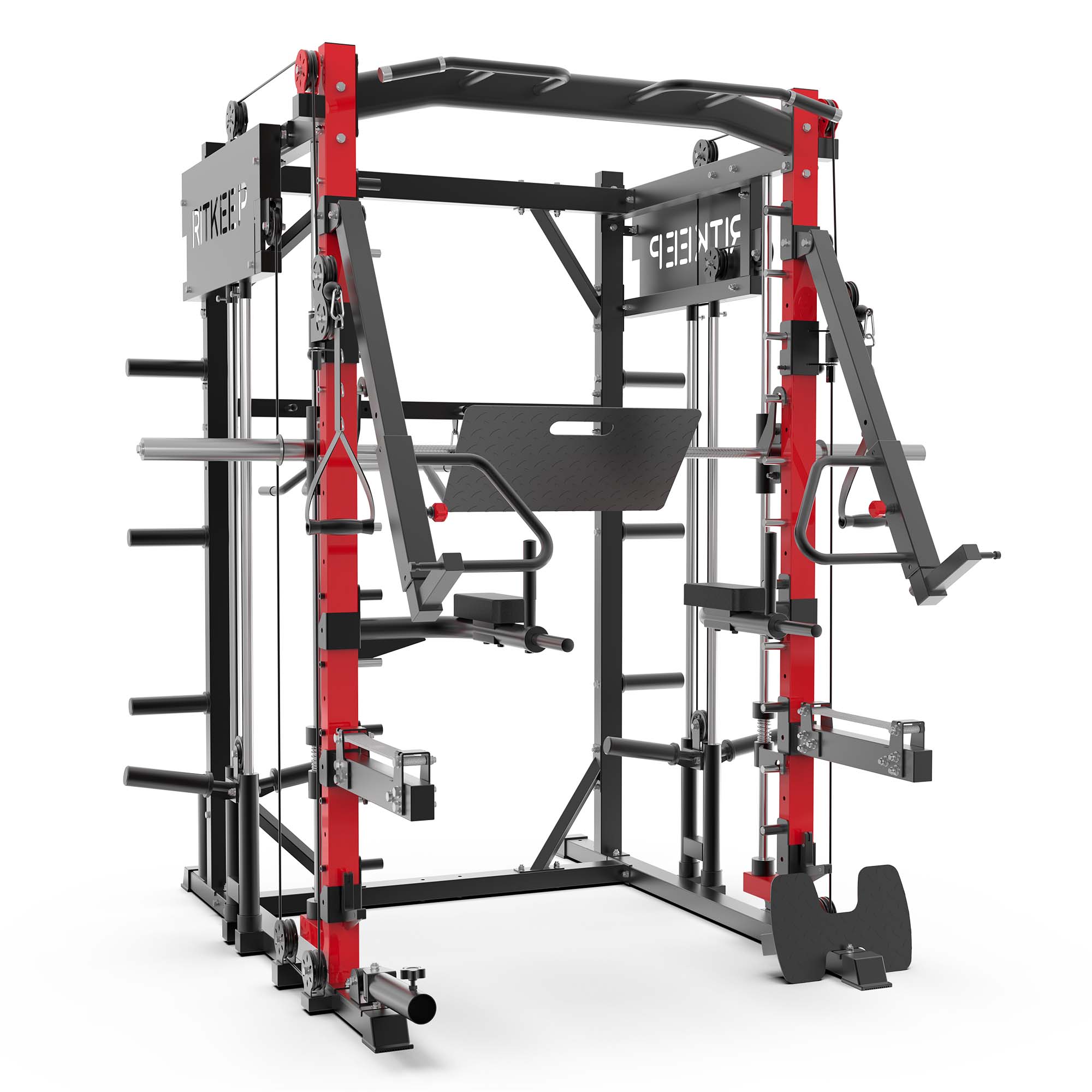 PMAX-4750 PLATE LOADED All-In-One Functional Smith Machine | RitKeep