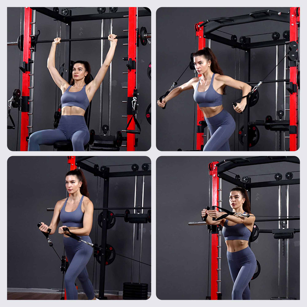 PMAX-4550 Smith Machine With Weight Stacks Home Gym Package | RitKeep ...