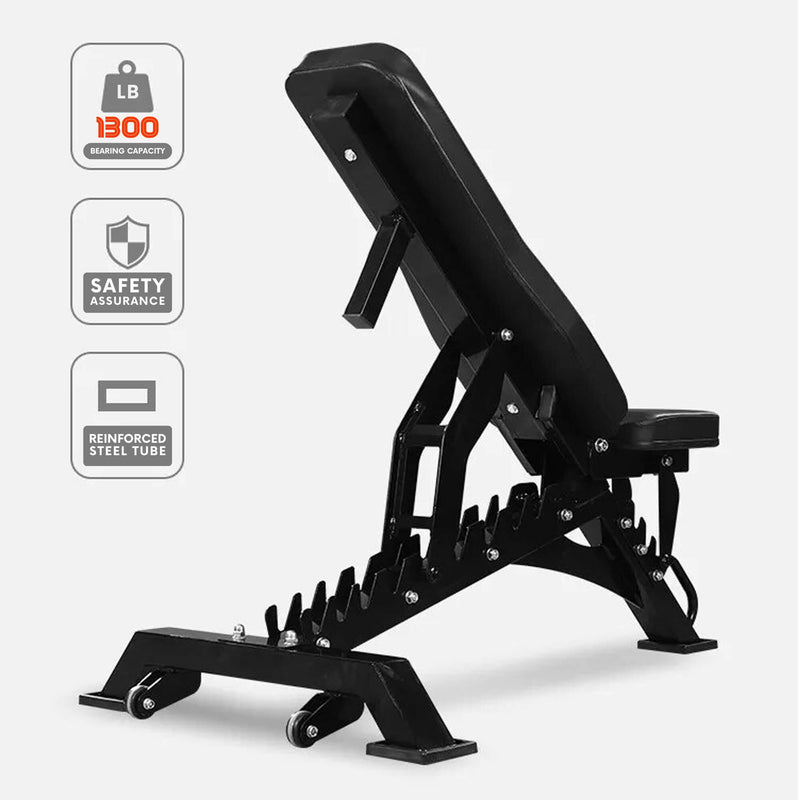 Multi Adjustable Heavy Duty Incline Weight Bench | RitKeep