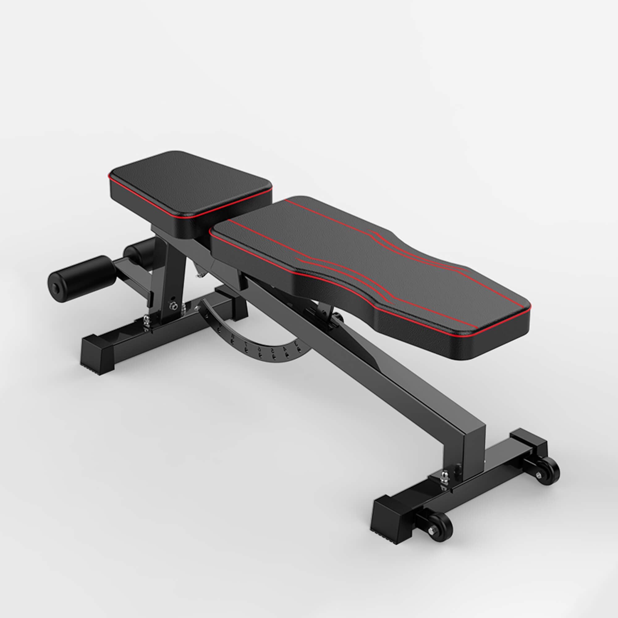 RAB-2000 Adjustable Weight Bench With Leg Attachment | RitKeep