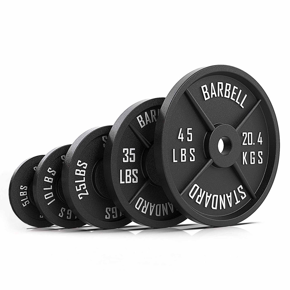 Old School Single-sided 2'' Black Iron Weight Plate Sets | RitKeep ...