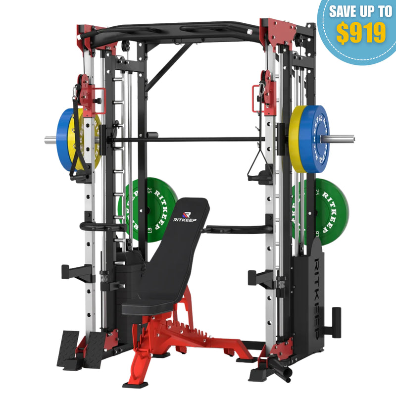 PMAX 5600 Smith Exercise Machine | Home Gym Packages | RitKeep Fitness ...