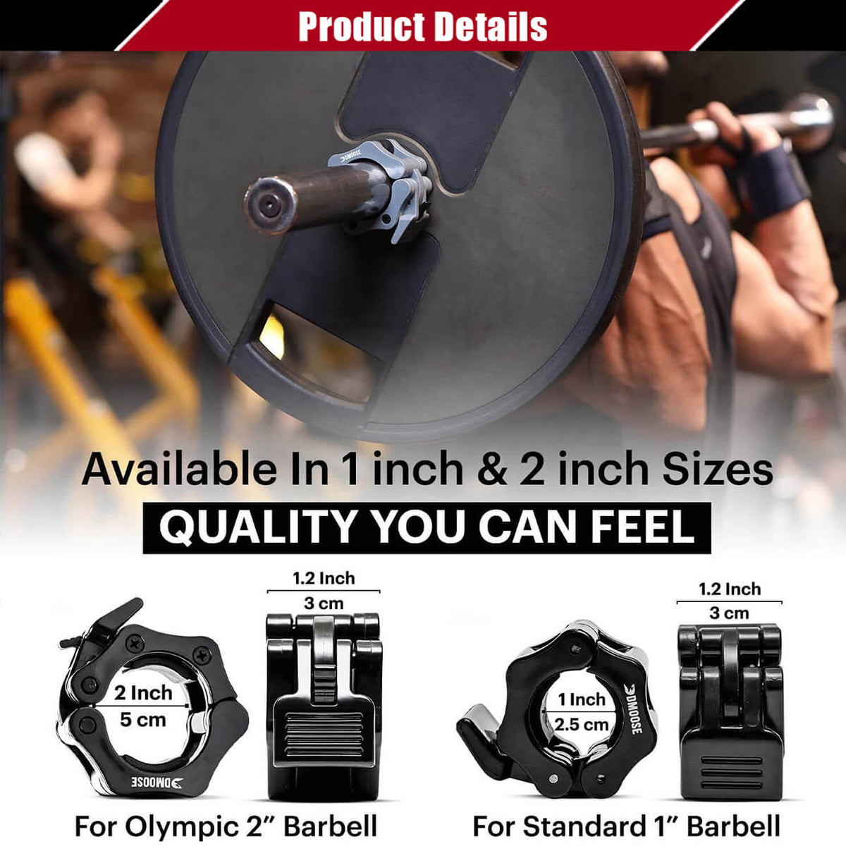 Olympic Barbell Clips & Clamps | Gym Attachment | RitKeep – RitKeep (US)