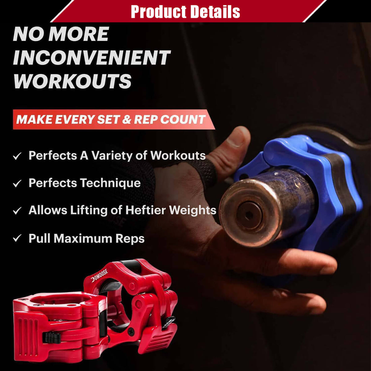 Olympic Barbell Clips & Clamps | Gym Attachment | RitKeep – RitKeep (US)